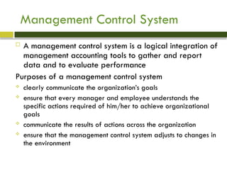 Management Control System (Principles of Managment).pptx