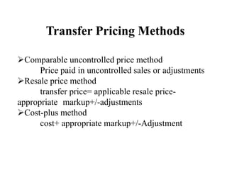 Management control system in service and multinational organization | PPTX