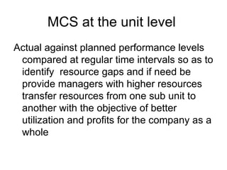 Management control systems | PPT