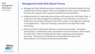 Daily Management Walk About | PPTX