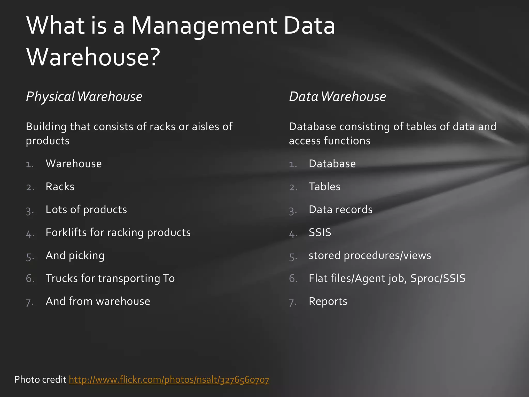 Introduction to SQL Server 2008 Management Data Warehouse (MDW) | PPTX | Databases | Computer ...