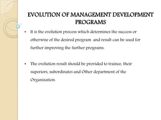 Management development | PPT