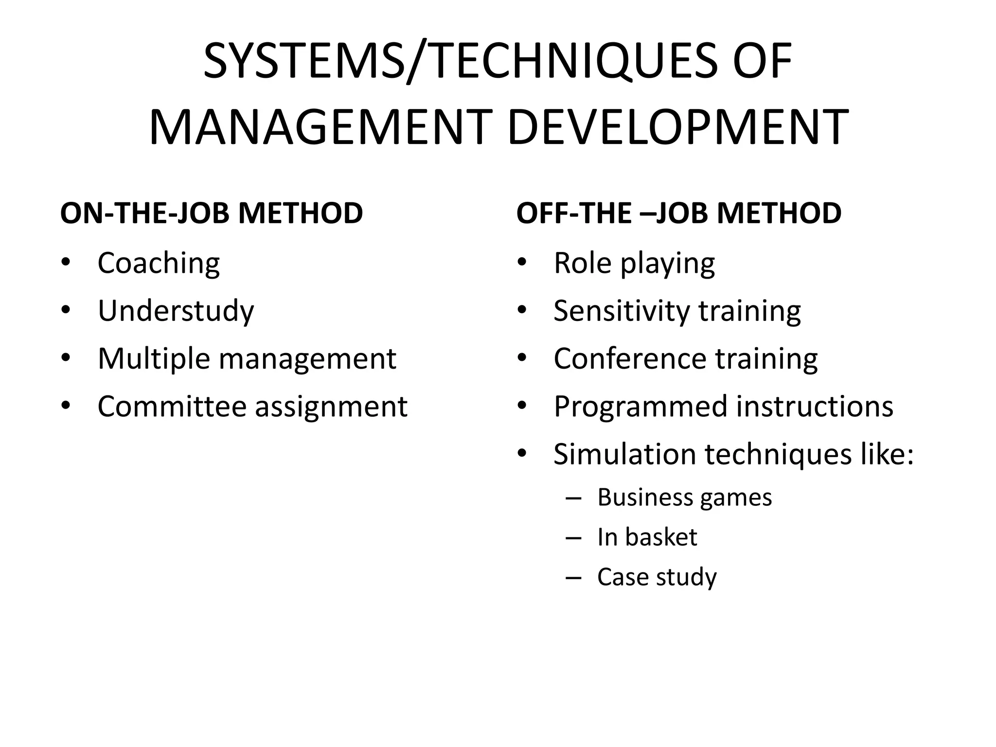 Management development | PPTX