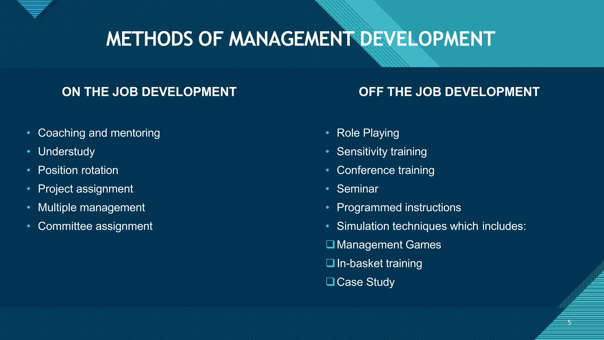 MANAGEMENT DEVELOPMENT.pptx tpoic in hrd | PPTX