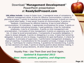Management Development (Modern) PowerPoint Content | PPT