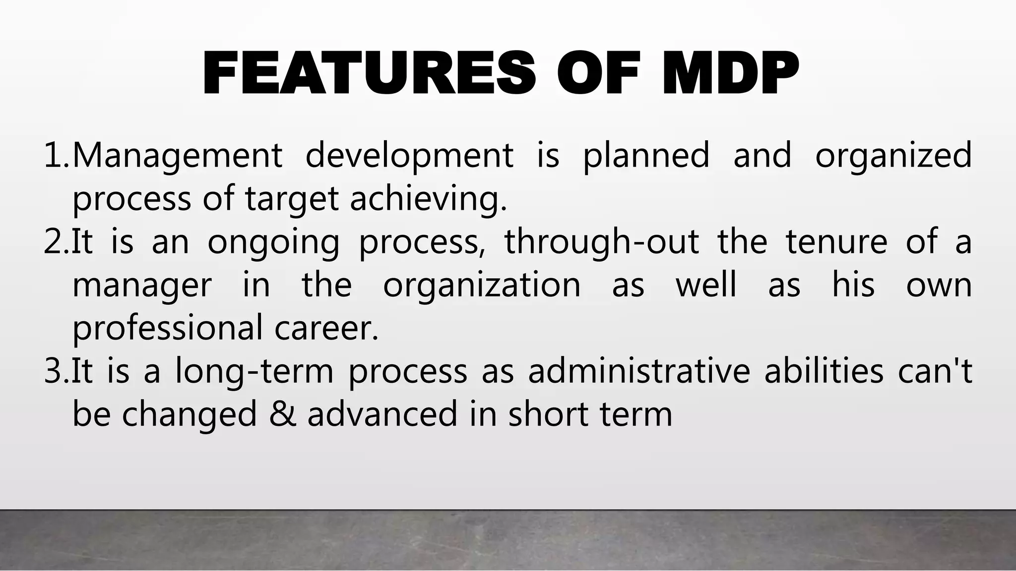 Management Development Program | PPTX