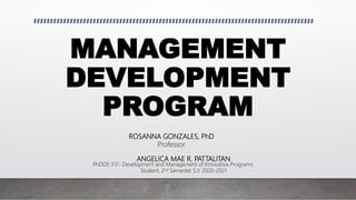 Management Development Program | PPTX