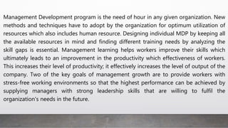 Management Development Program | PPTX