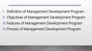 Management Development Program | PPTX