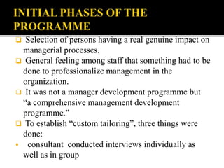 Management development programme by ministry of education | PPT