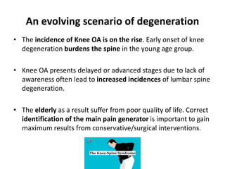 Management dilemma when knee osteoarthritis coexists with Spine.pptx