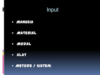 Management diri dan organisasi i | PPTX