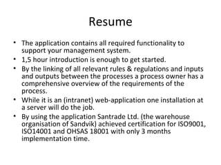 Management Documentation System Application | PPT