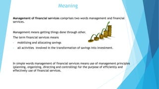 Management financial services | PPTX