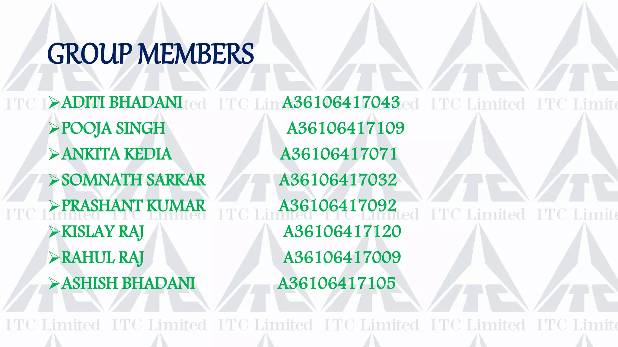 Management foundation, ITC Company Organizational Structure ,AMITY ...