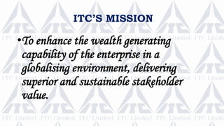 Management foundation, ITC Company Organizational Structure ,AMITY ...
