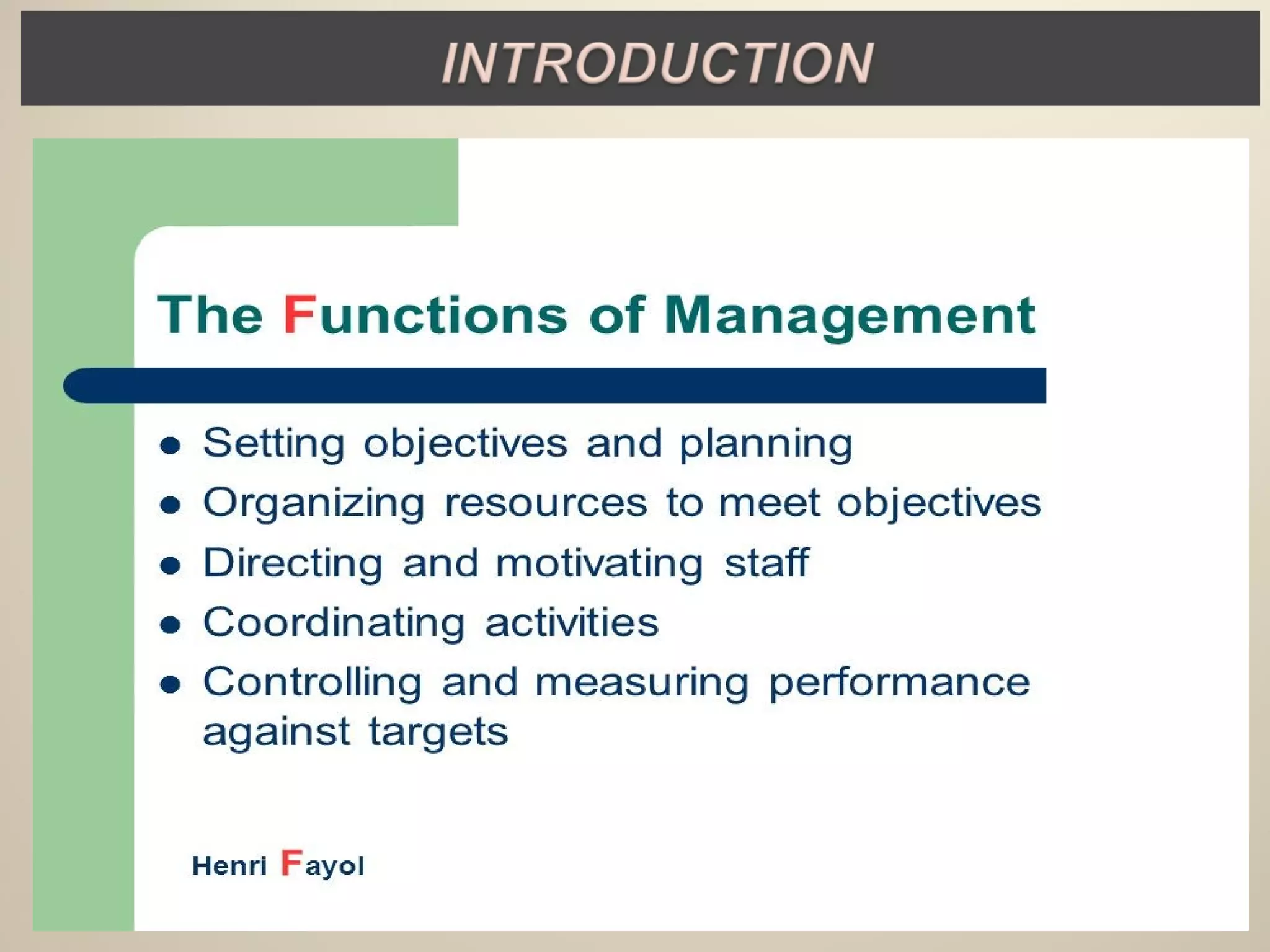 Management Framework Polc Ppt