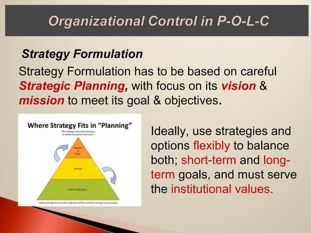 Management Framework POLC | PPT