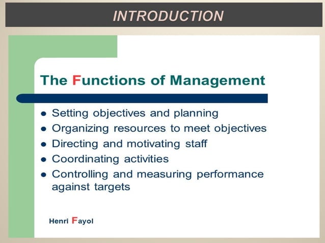 Management Framework POLC | PPT