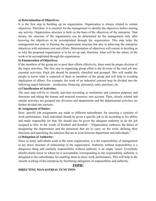Management functions | DOC