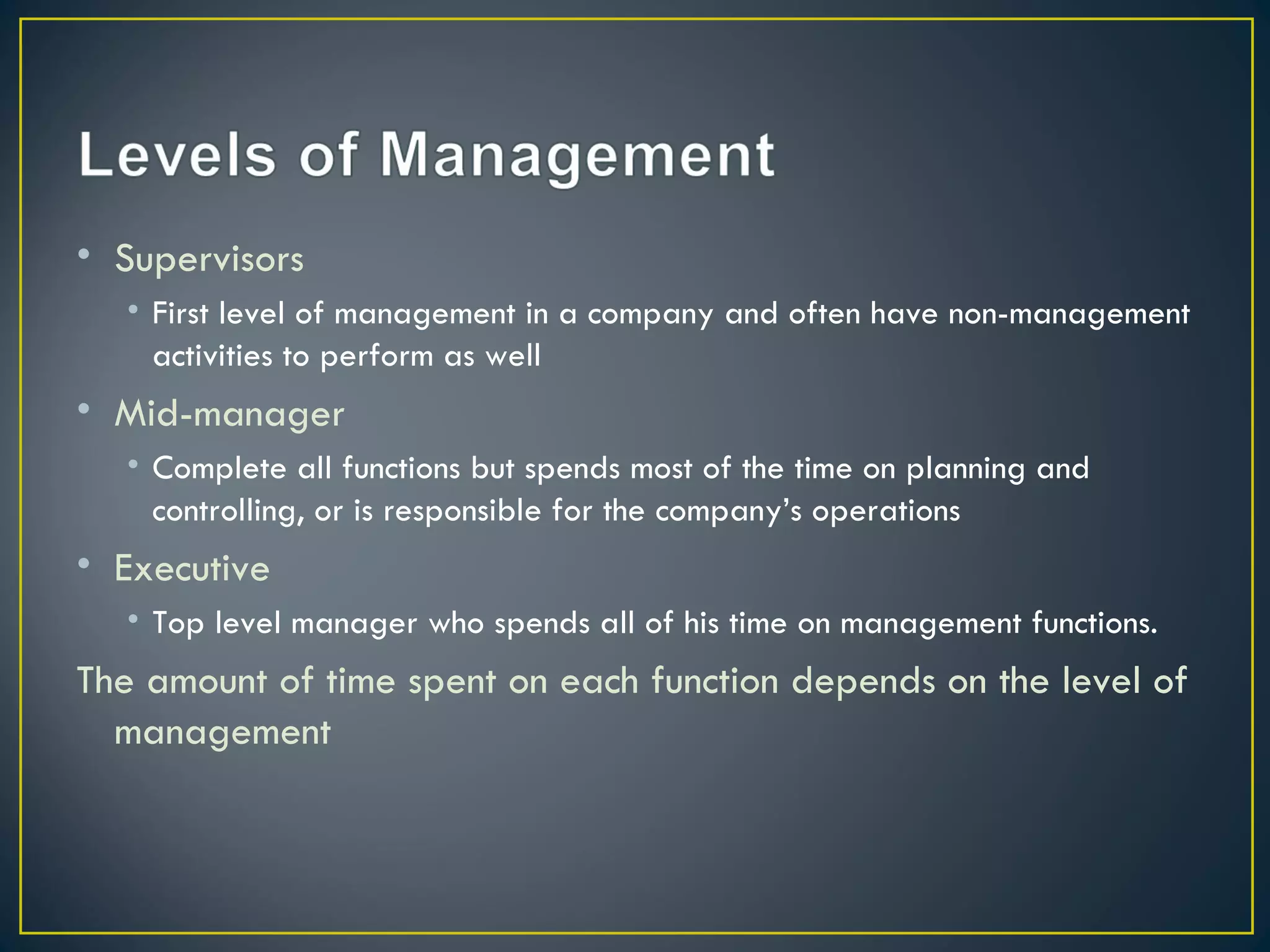 Management functions and decision making | PPT