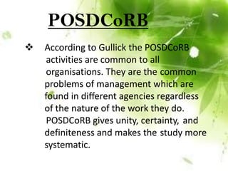 Management Functions by Y. Tayde | PDF | Executive Leadership ...