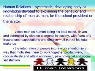 Human Relations for School Administrators | PPTX