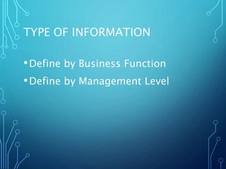 Management information | PPTX