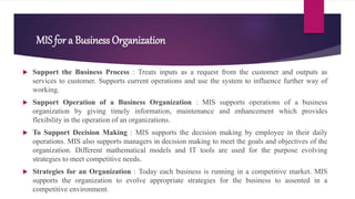 Management information 1 | PPTX | Business Administration | Business