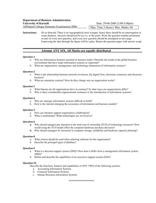 Management information system | PDF