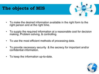 Management information system | PPTX