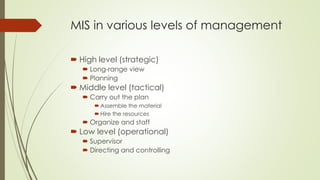 Management Information System | PPT