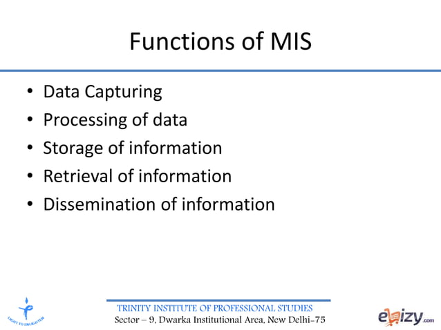 Management information system | PPT