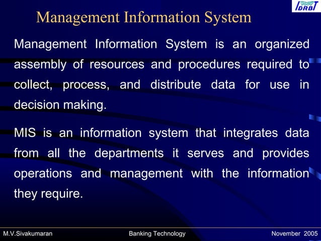 Management information system | PPT