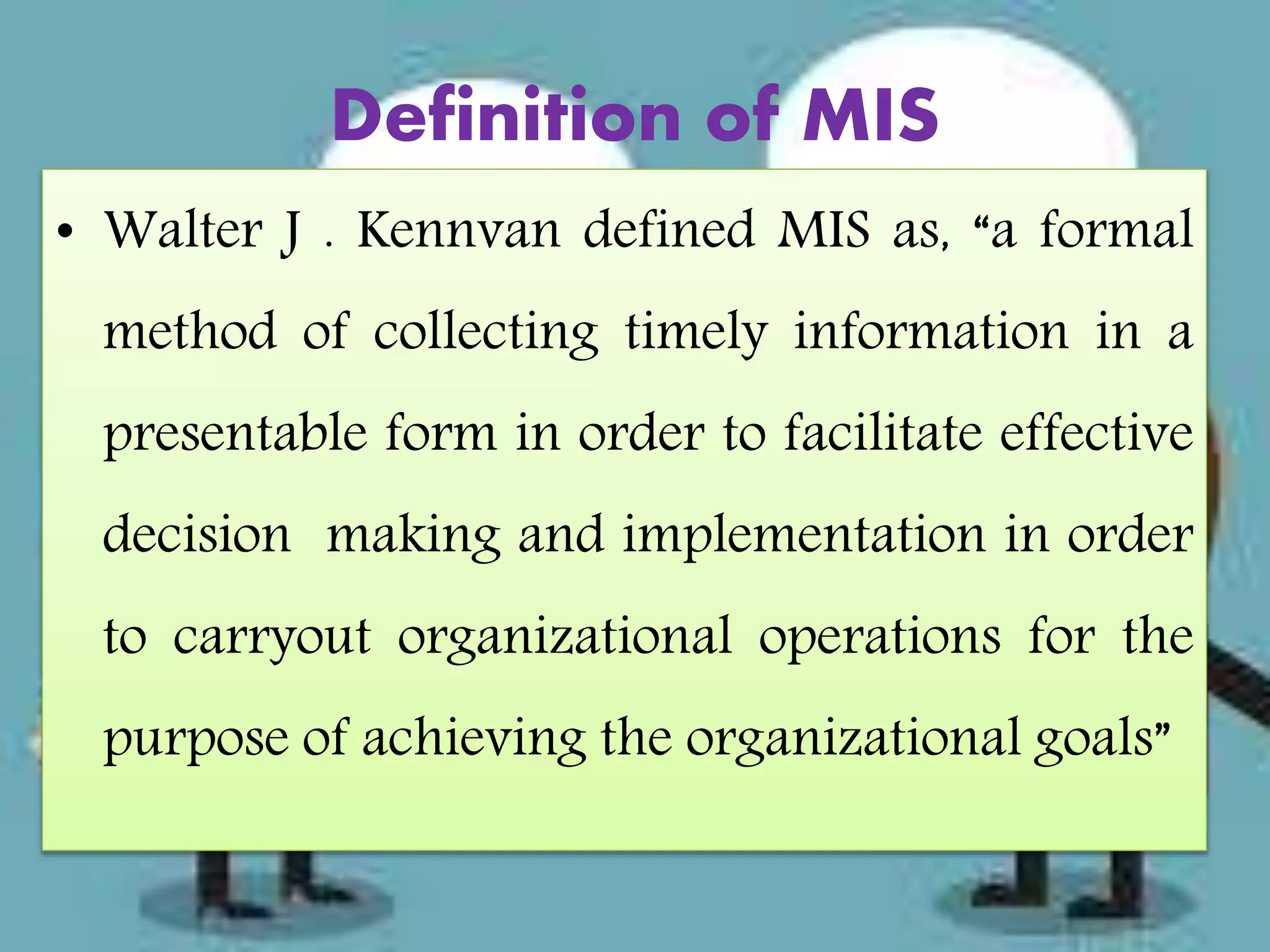 Management information system | PPTX