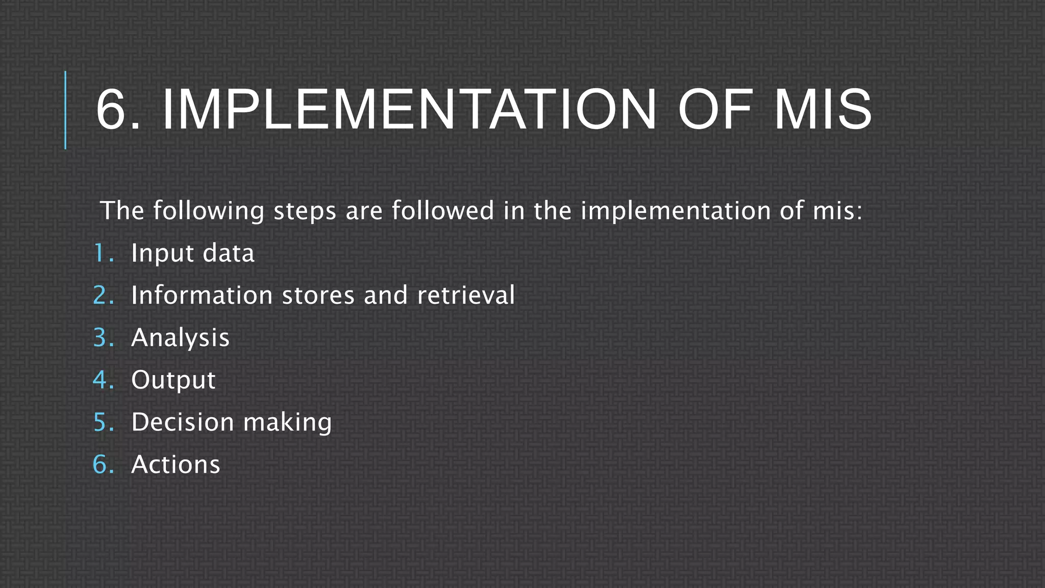 Management information system | PPTX