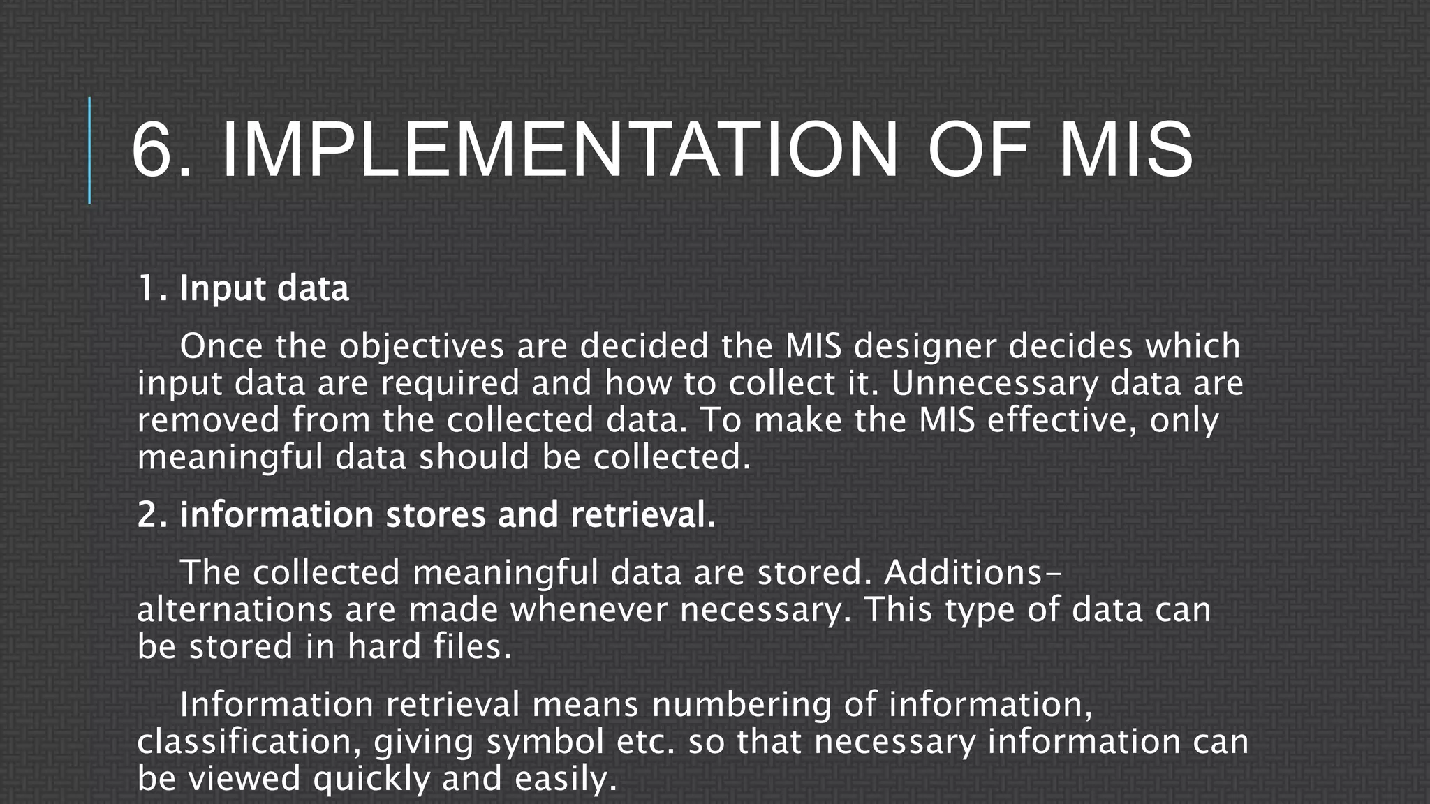 Management information system | PPTX