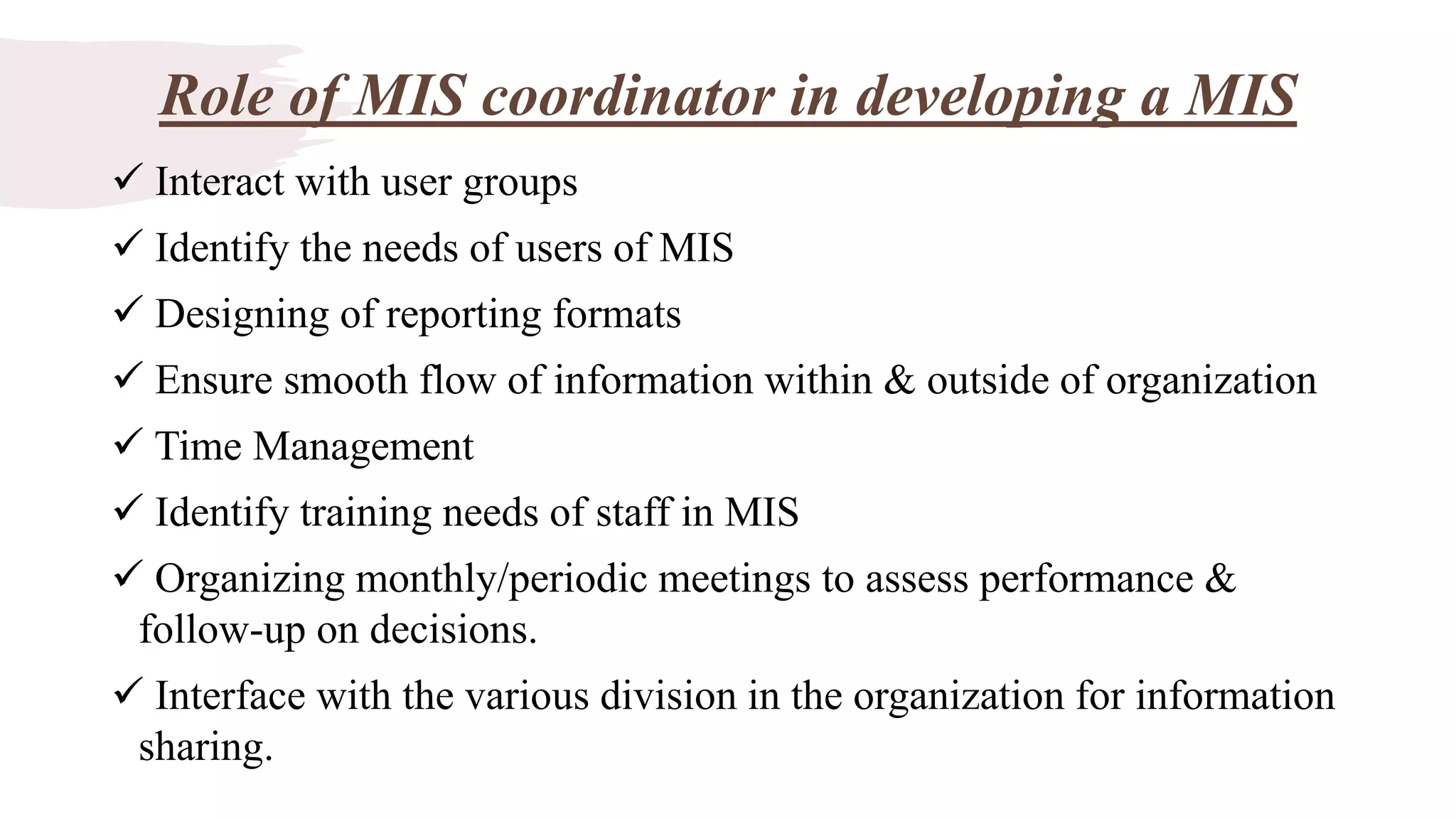 Management information system | PPTX