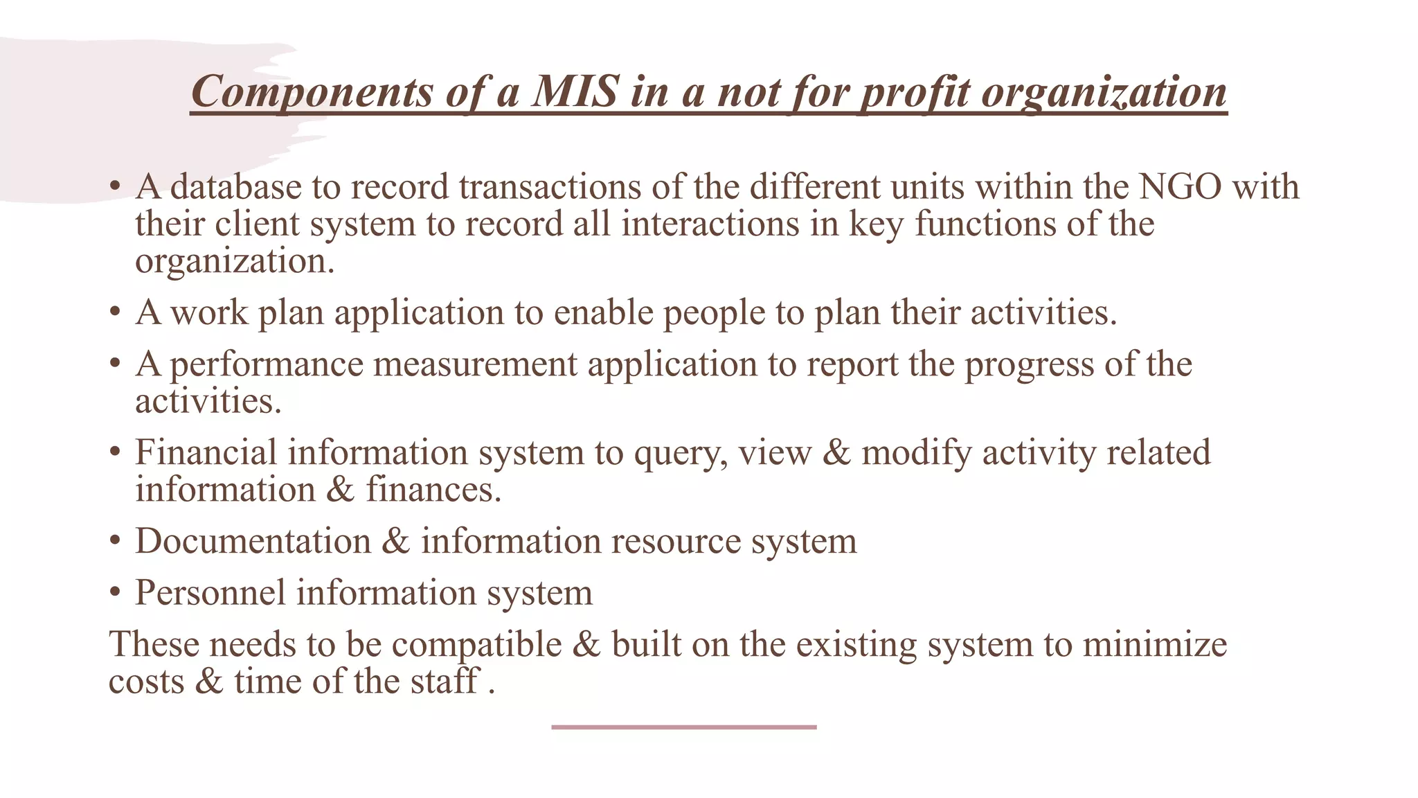 Management information system | PPTX