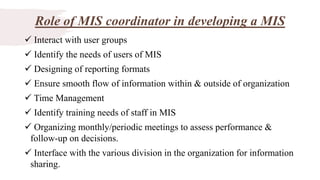 Management information system | PPTX