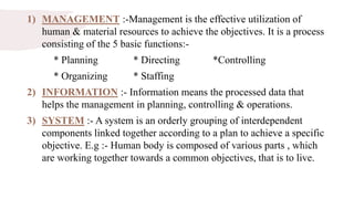 Management information system | PPTX