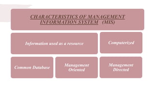 Management information system | PPTX