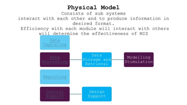 Management Information System Process and Systems | PPT