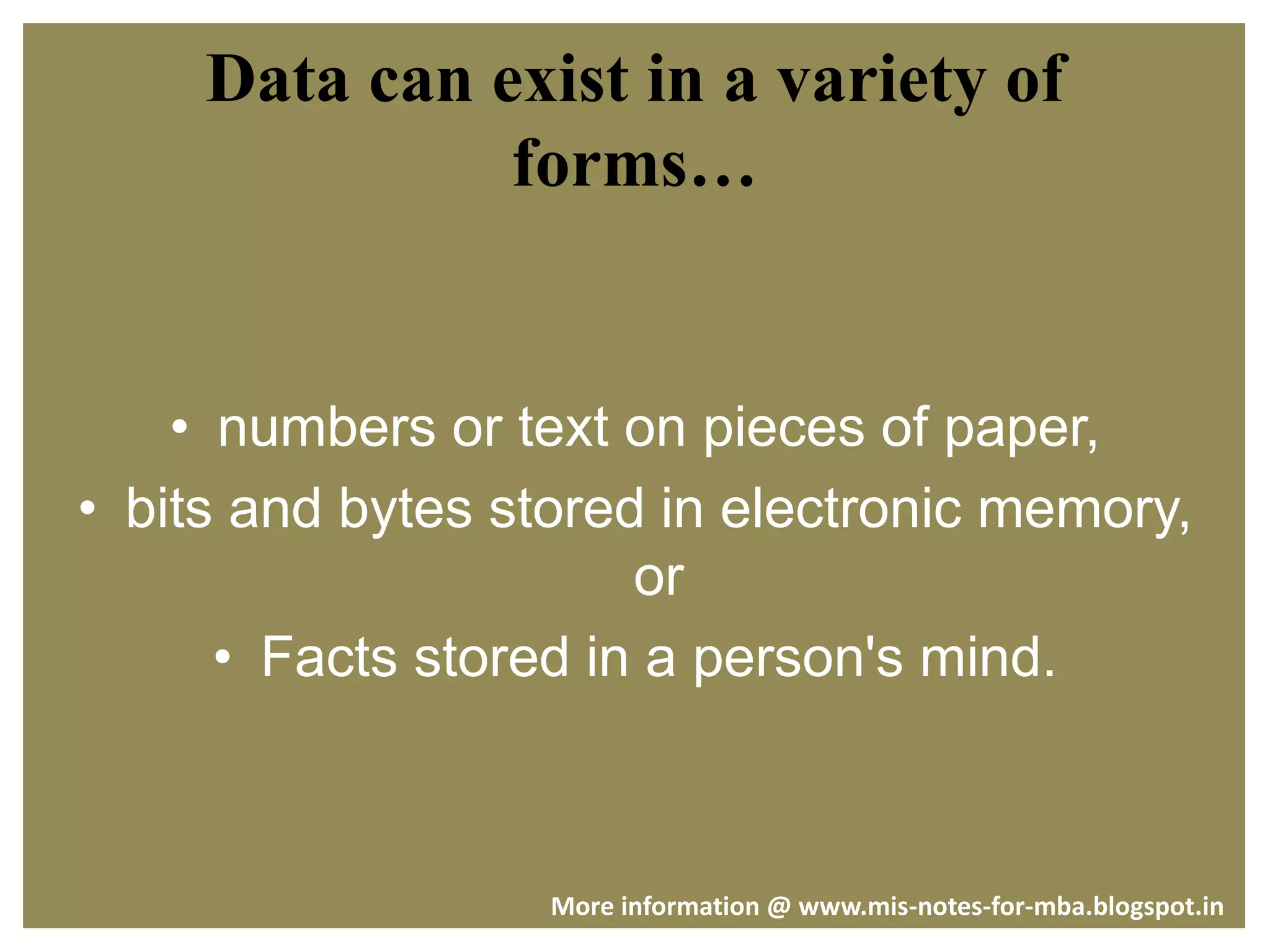 Management Information System Introduction Module 1 Ppt