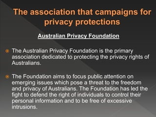 Management Information System (Privacy Law) | PPTX