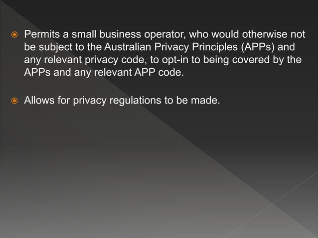 Management Information System (Privacy Law) | PPTX