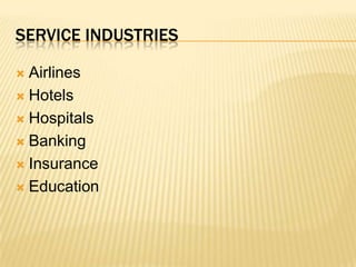 MIS 16 Application of MIS (Service Sector) | PPTX