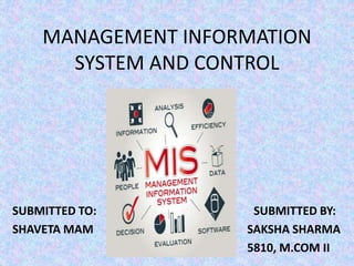 Management information system and control | PPTX