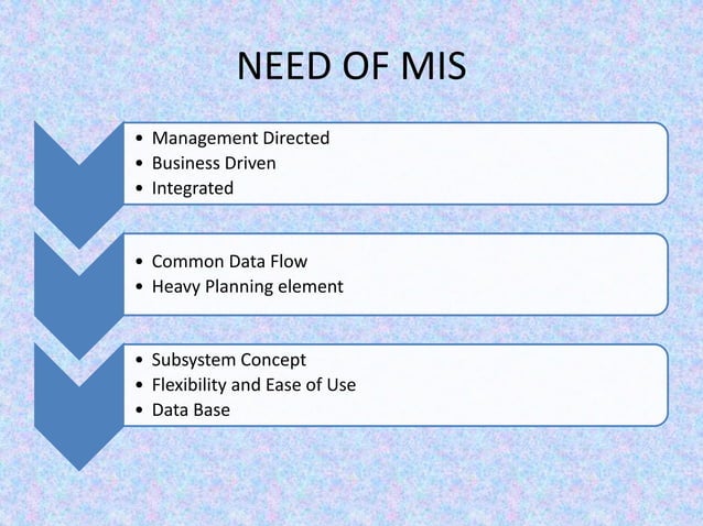 Management information system and control | PPTX