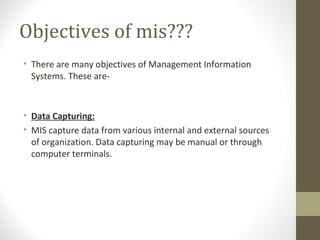 Management information system (an overview) | PPT